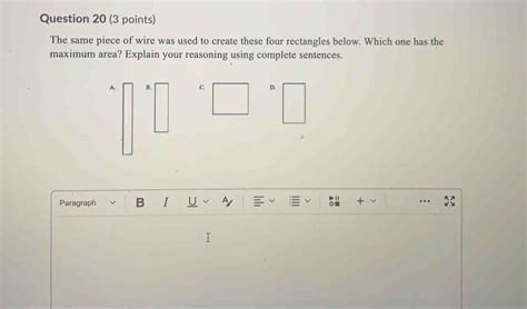 Solved Question 20 3 Points The Same Piece Of Wire Was Used To
