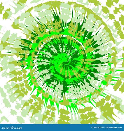 Abstract Batik Print Cool Spiral Patterns Circular Backdrop Color