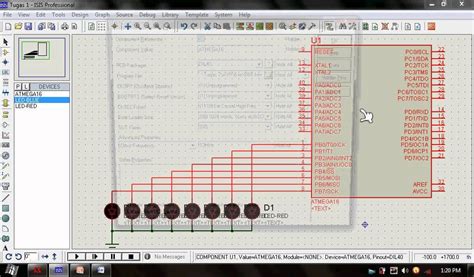 Avr Kode Dan Simulasi Proteus Youtube