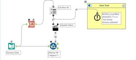 Solved List Box Error Message With More Than X Number O Alteryx