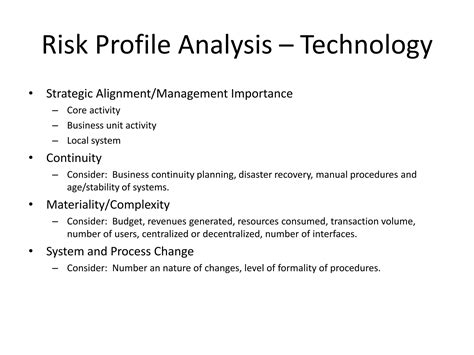 Risk Assessment Framework Pptx