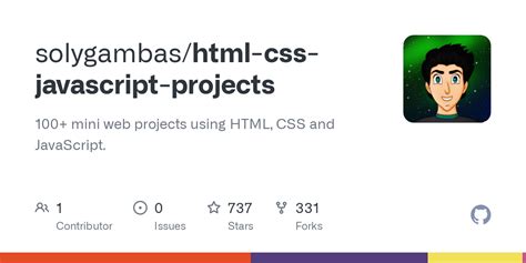 Html Css Javascript Projectsindexhtml At Main · Solygambashtml Css