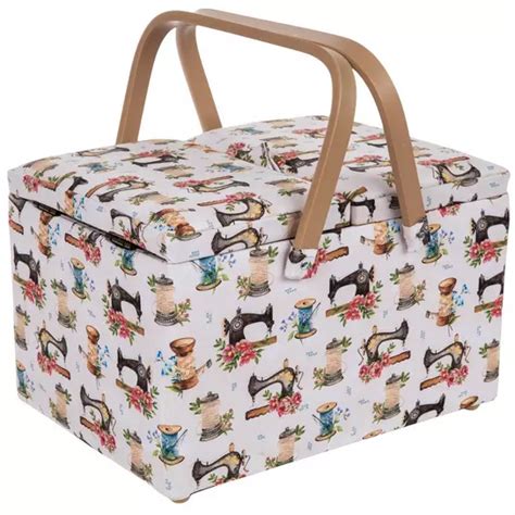 Floral Twin Lid Sewing Box Hobby Lobby 2397131