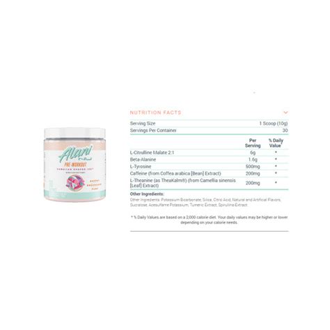 Alani Nu Supplements Optimize Nutrition