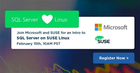 Suse On Linkedin Announcing Microsoft Sql Server On Suse Linux Enterprise Server