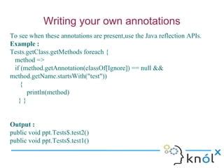 Annotations PPT Web Development Internet