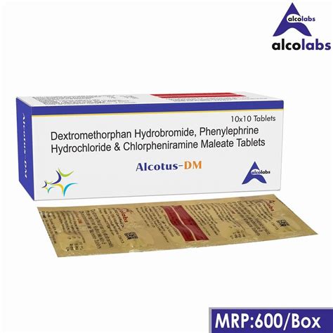 Dextromethophan Hydrobromide 10mg Phenylephrine Hydrochloride 5mg