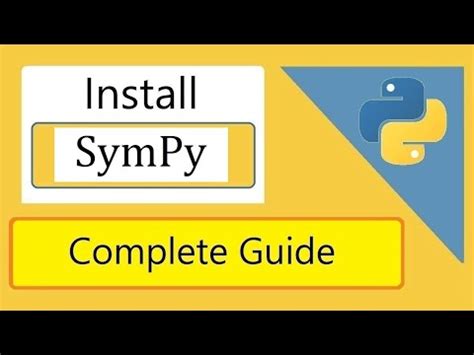 How To Install SymPy Python Library Amit Thinks YouTube