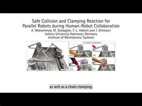 Aran Mohammad On Linkedin Safe Collision And Clamping Reaction For Parallel Robots During…
