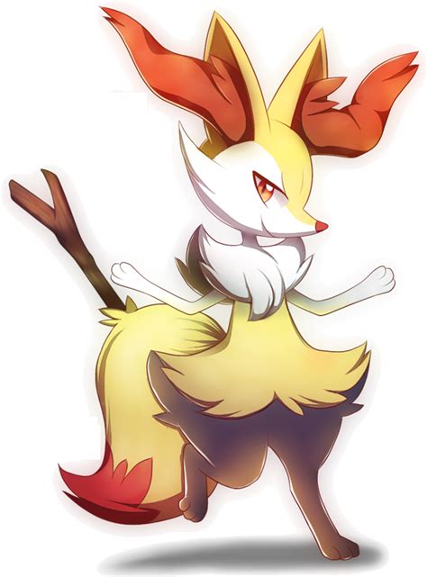 Braixen Pokemon Fox Pokémon Kalos Region Orange Fur Psychic