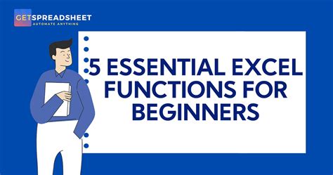 5 Essential Excel Functions For Beginners