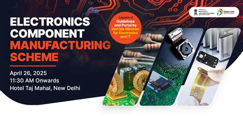 Electronics Component Manufacturing Scheme Digital India Leading The Transformation In India