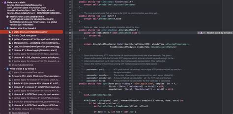 Data Race In Static Kronos Clock AnnotatedNow Getter Issue MobileNativeFoundation Kronos