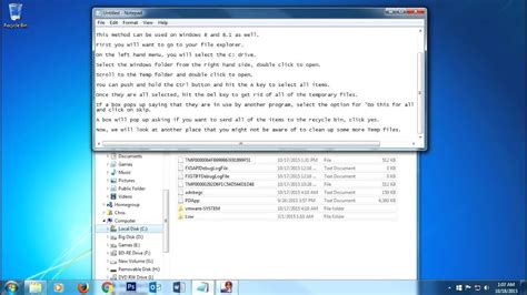 Cleaning Up Temp Files On Windows Part Of YouTube