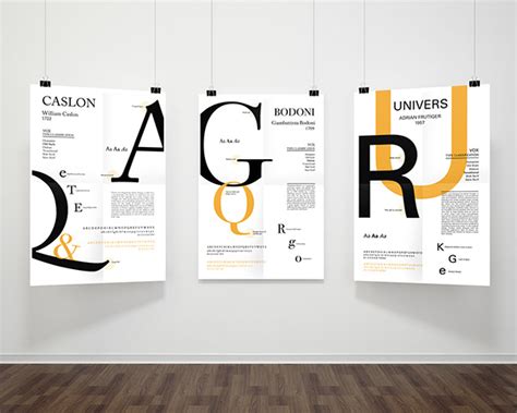 Type Classification Posters On Behance