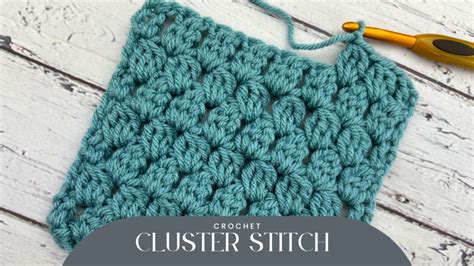 How To Crochet The Cluster Stitch Hope Corner Farm