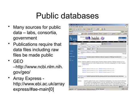 Microarray Data Analysis Of The Variants Pptx