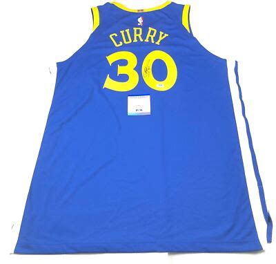 Stephen Curry Signed Jersey Psadna Golden State Warriors Autographed