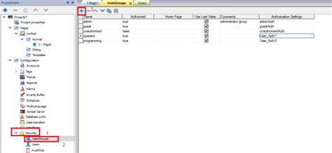 How To Add A New User Group In Abb Panel Builder