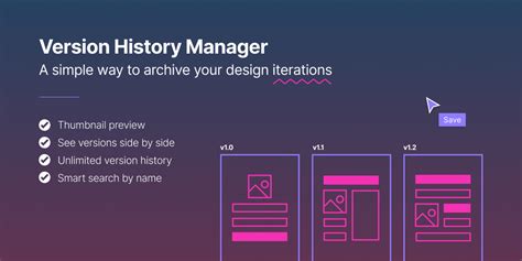Free Version History Manager Figma Plugin Figma Elements