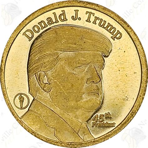 Donald J Trump 14 Oz 9999 Fine Gold Round Sku 19896 Nashville