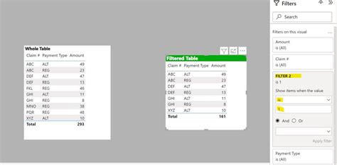 Solved Filtering On A Matrix Microsoft Fabric Community