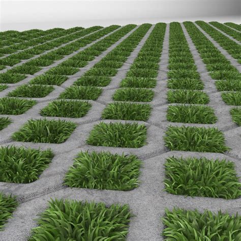 3dsmax Grass Pavers