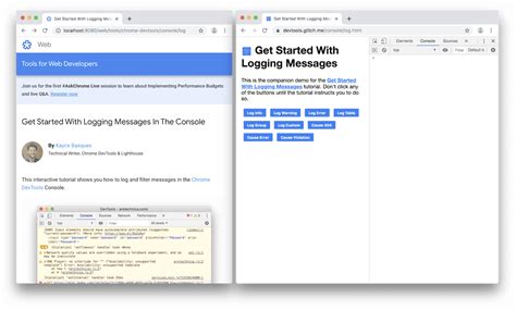 Log Messages In The Console Chrome DevTools Chrome For Developers