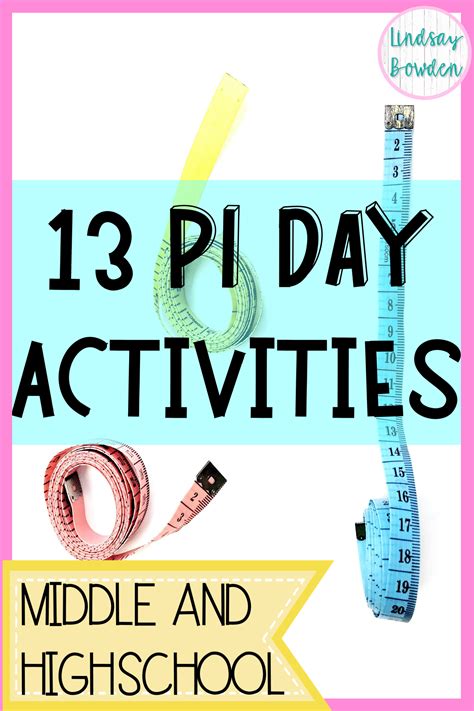 Pi Day Activities Lindsay Bowden