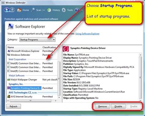 Information And Tutorial Learn Vista Managing Startup Programs