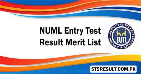 Numl Entry Test Result 2024 Merit List Interview List Pk