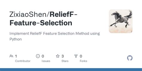 Github Zixiaoshenrelieff Feature Selection Implement Relieff