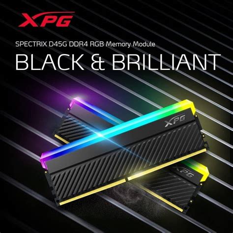 Adata Xpg Spectrix D45g 16gb 2x8gb Rgb Ddr4 Desktop Memory Kit 3600mhz Memory Speed Cl 18 22