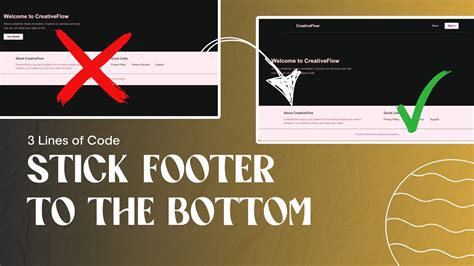 the easiest way to make your footer stick to the bottom css grid or