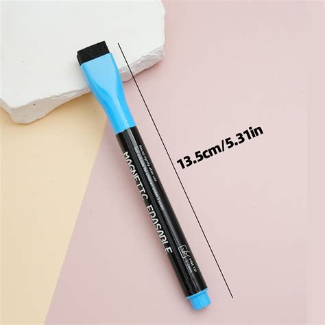 마그네틱 지우기 마커 건조 지우기 하이라이터 펜 달력 계획 보드 화이트보드 창 마킹 냉장고 펜 12 개 펜 연필