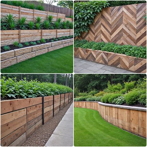 Modern Wood Retaining Wall Ideas All For One