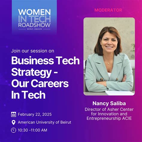 Womenintech Acie Usek Techcareers Innovation Womenintechroadshow Businesstechstrategy