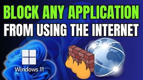 How To Block Any Applicationprogram From Windows 11 Firewall Youtube