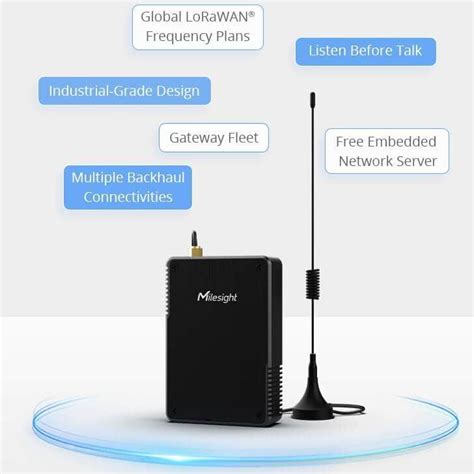 Milesight Ug56 Indoor Lorawan Gateway 8 Ch Wifi Poe