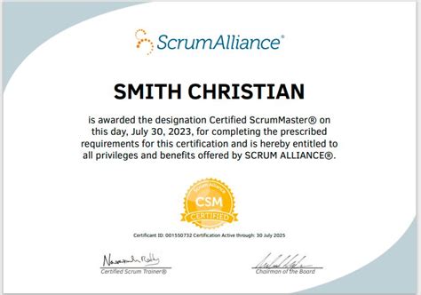 Smith Christian Csm® On Linkedin Scrummaster Csmcertification Certifiedscrummaster
