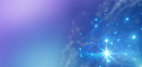 Technology Light Effect Lines Blue Atmospheric Technology Sense Poster Background Science And
