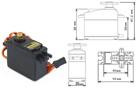 Mg995 Servo Motor 180° 10 Kg Cm Metal Gears Ram Electronics Website
