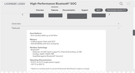 Communicating Supported Bluetooth® Functionality Bluetooth® Technology Website