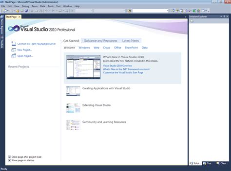 Microsoft Visual Studio 2010 Professional Free Download