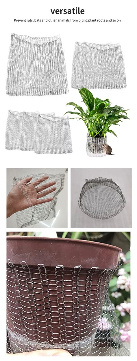 Plant Gopher Root Basket Stainless Steel Mole And Gopher Mesh For