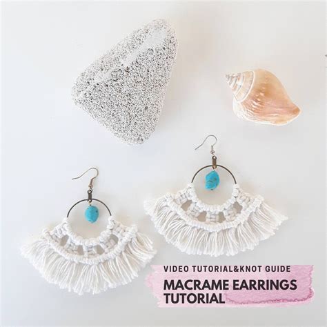 Macrame PATTERN Step By Step Video Tutorial Knot Guide Jewelry Making Instant Download