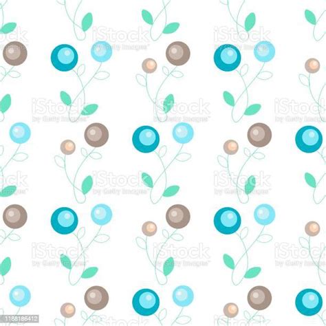 블루와 베이지 색 간단한 열매 흰색 배경에 파스텔 색상의 원활한 벡터 패턴 0명에 대한 스톡 벡터 아트 및 기타 이미지 0명 가리기 개념 Istock