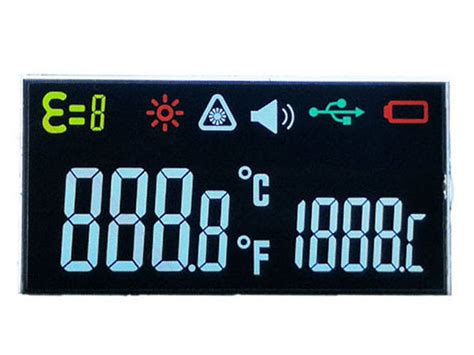 Custom Weight Scales Va Segament LCD Display With Negative Transmissive Full View LCD And LCD