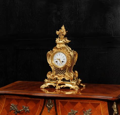 Japy Freres Antique French Ormolu Rococo Clock For Sale At 1stdibs