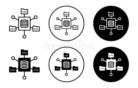 Data Architecture Icon Stock Vector Illustration Of Information Data Architecture Icon Stock Vector Illustration Of Information